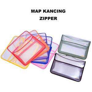 Jual MAP ZIPPER KANCING/ MAP ZIPPER JARING/ MAP TENTENG - Merah - Kab ...