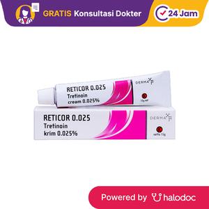 Jual Reticor 0.025% Cream 15 g - Obat Jerawat - Halodoc - Kota Malang ...