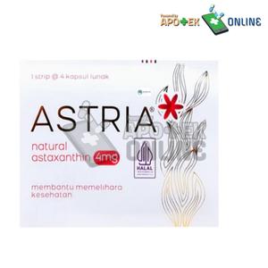 Jual ASTRIA ASTAXANTHIN 4MG / MULTIVITAMIN / MINERAL - Kota Bekasi ...