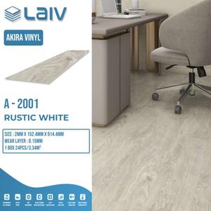Jual LAIV Lantai Vinyl Luxury Floor 2mm AKIRA Series Lantai Vinyl Kayu ...