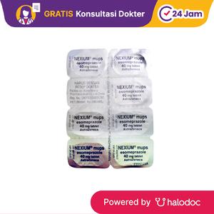Jual Nexium Mups 40 mg 7 Tablet - Obat Asam Lambung & Gerd - Halodoc ...