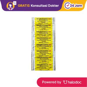 Jual Trichodazol 500 mg 10 Tablet - Antibiotik - Halodoc - Kota Medan ...