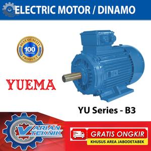 Jual DINAMO / Electric Motor / Induction Motor YUEMA YU B3 2P 4KW/5,5HP 3Phase 380V - Jakarta ...