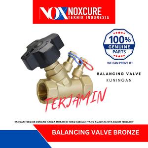 Jual 3/4" Balancing Valve Bronze Kuningan Drat 3/4 Inch - Jakarta Barat ...