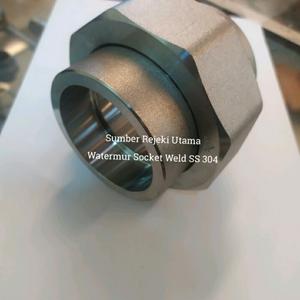 Jual Watermur / Union Socket Weld Stainless SS304 Class 3000 SW 1/2" i ...