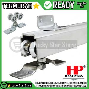 Jual REL PINTU GESER SLIDING RAIL HAMPTON GESER 2M 1,8 METER PINTU 90CM - 1,8 METER - Kota ...