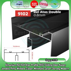 Jual Alumunium Aluminium Almunium Rel Rell Atas Profile Profil Propil ...