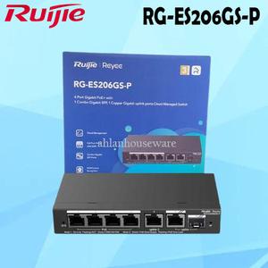 Jual RUIJIE REYEE RG-ES206GS-P, 6-PORT GIGABIT SMART 4 POE SWITCH 54W ...