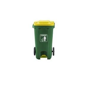 Jual Tempat Sampah Dust Bin Green 100L Pedal & Yellow LID Krisbow ...