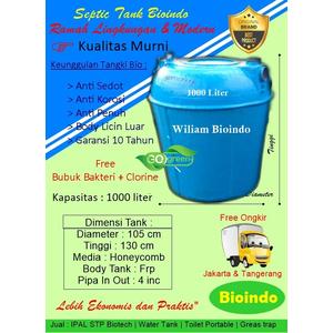 Jual Limited septic tank 1000 liter, biotech, biotank, biofil, bioindo ...