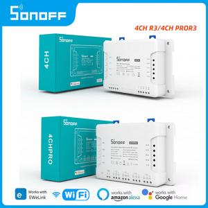 Jual SONOFF- interruptor 4CHR3 And 4CHPROR3 Wi-Fi Smart Switch 433mhz ...