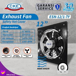 Jual Wall Exhaust Fan 12" Inch Kipas Exhaust Fan Dinding Industrial 12 Inch - Kota Surabaya - CV ...