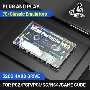 Jual Portable External Game HDD Batocera38 320G Hard Drive For PS2/PSP ...