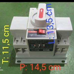 Jual NEW ATS 63A 2P Automatic Transfer Switch / 1 ph Otomatis Genset Ke ...