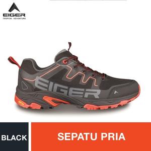 Jual p0 Eiger Pulse Trail Run Man Shoes - Black / Sepatu Pria - Kota ...