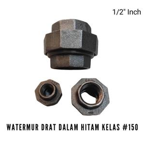 Jual Watermur besi/Watermur 1/2" inch hitam drat dalam KELAS #150 ...