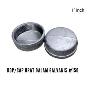 Jual Dop galvanis/Cap galvanis 1" inch drat dalam KELAS #150 - Dop ...