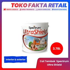 Jual Cat Tembok Spectrum Ultrashield Flat Super White Warna Putih - 3 ...