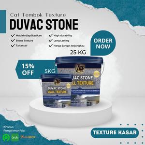 Jual Cat Tembok Stone Texture dari Duvac Stone 5Kg dan 25 Kg I Kasar ...