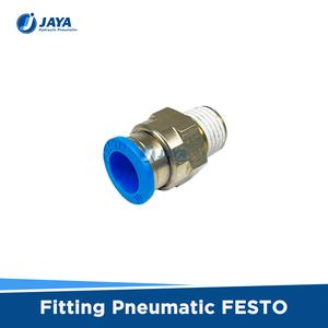 Jual FESTO Fitting Push-In Connector QS-10-3/8 / Fitting Pneumatic ...