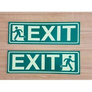Jual Sign Exit 30X10 Glow In The Dark Akrilik Fosfor Rambu K3 ...