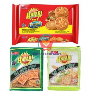 Jual HATARI See Hong Puff aneka Malkist kelapa biskuit peanut - Kelapa ...