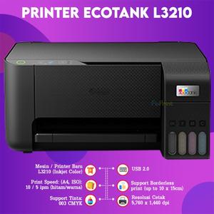 Jual Printer L3210 All-In-One EcoTank L 3210 Print Scan Copy A4 ...