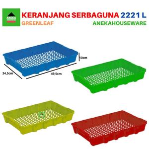 Jual Box Container / Keranjang Industri Buah Roti 2221 L Green Leaf ...