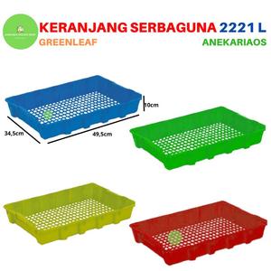Jual Box Container / Keranjang Industri Buah Roti 2221 L Green Leaf ...
