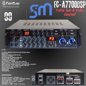 Jual Amplifier Firstclass FC-A7700DSP Ampli First class Digital Karaoke ...