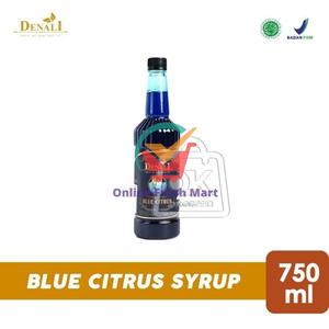 Jual Syrup Blue Citrus Denali / Sirup Blue Citrus (Botol Plastik 750ml ...