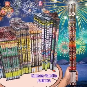 Jual Mercon Petasan Roman Candle RC Kembang Api Air Mancur 8 Shots 8 ...