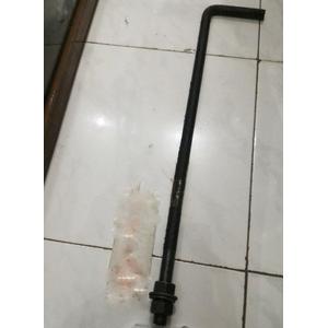 Jual Anchor Bolt L 1 Inch 25 Mm X 700 Mm Baut Angkur Struktur Bangunan ...