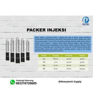 Jual DUTEC Peker Injeksi PU Epoxy / Injection Packer Beton B10 100pcs ...