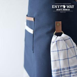 Jual Irawan Kitchen Store - Half Apron Canvas And Synthetic Leather ...