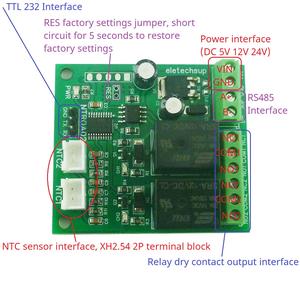 Jual 2AI-2DO NTC Relay RS485 RS232(TTL) Analog Digital Modbus Rtu Remote IO Module Temperature ...