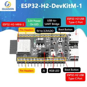 Jual ESP32-H2-DevKitM WiFi+Bluetooth H2 Series Thread/Zigbee/BLE ESP32-H2 ESP32-H2-DevKitM-1-N4 ...