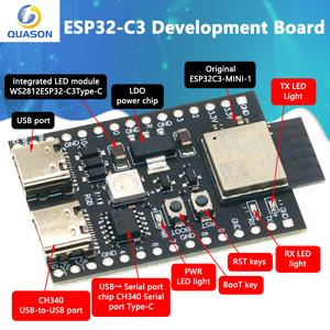 Jual ESP32-C3 development board Dual Type-C Wifi Bluetooth BLE5 ...