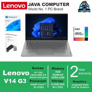 Jual Lenovo V14 G3 IAP 82TS00KPID i5-1235U/8GB/512GB SSD/DOS/14" FHD/Grey - Kota Samarinda ...