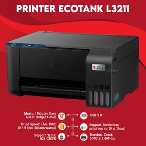 Jual Printer Epson EcoTank L3211 A4 All in One Ink Tank Printer - Kota Tangerang Selatan ...