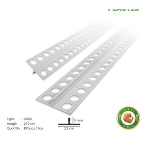 Jual UPVC CORNER BEAD / INNER BEAD / CONTROLLER PLASTER 2,4 M ...
