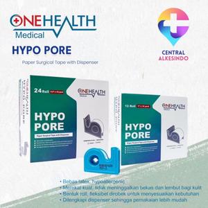 Jual Hypopore Surgical Paper Tape + Dispenser Onehealth Central ...