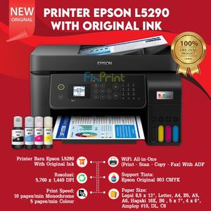 Promo MDN PRINTER EPSON L5290 L-5290 L 5290 PENGGANTI L5190 GARANSI ...