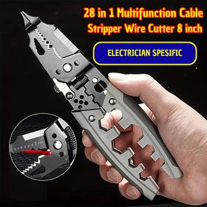 Promo Krimping Press Tang Kabel 28 In 1 Multifunction Cable Cutter 8 ...