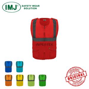 Promo Rompi IMJ Safety Vest Kerja Proyek Lapangan 2 Kantong Scotlight ...
