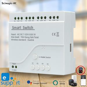 Jual Smart Switch Wifi Relay DC AC 12V 24V 220V Inching Self-locking 1 ...
