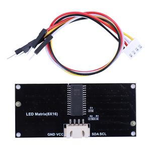 Jual 8x16 Matrix LED Light Display Module I2C Communication Display ...