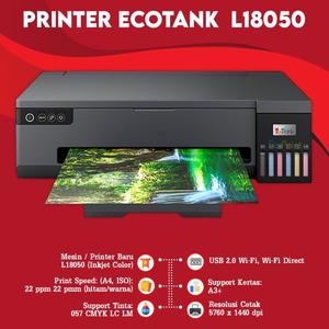 Promo PRINTER EPSON L18050 L-18050 L 18050 WIFI FOTO ID CARD A3 pegnti ...