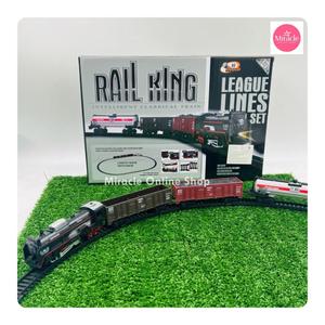 Jual PREMIUM Mainan kereta rel rail king train set classic train set ...