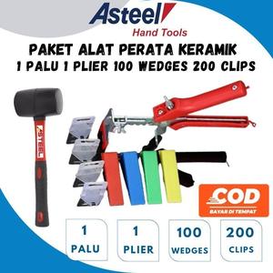Promo PAKET HEMAT TILE LEVELING SYSTEM TIPE PASAK PERATA KERAMIK NAT ...